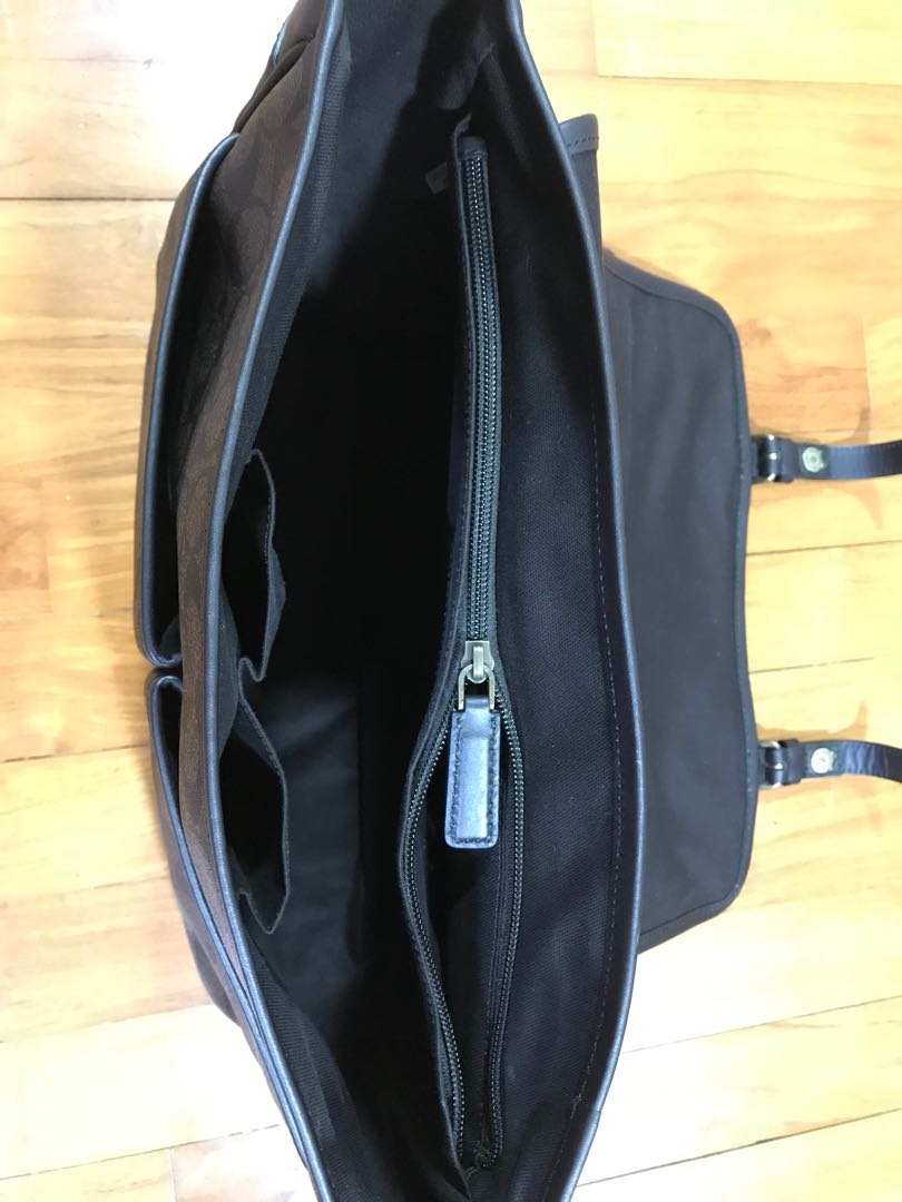 Coach Document Bag, Men's Fashion, Bags, Briefcases on Carousell