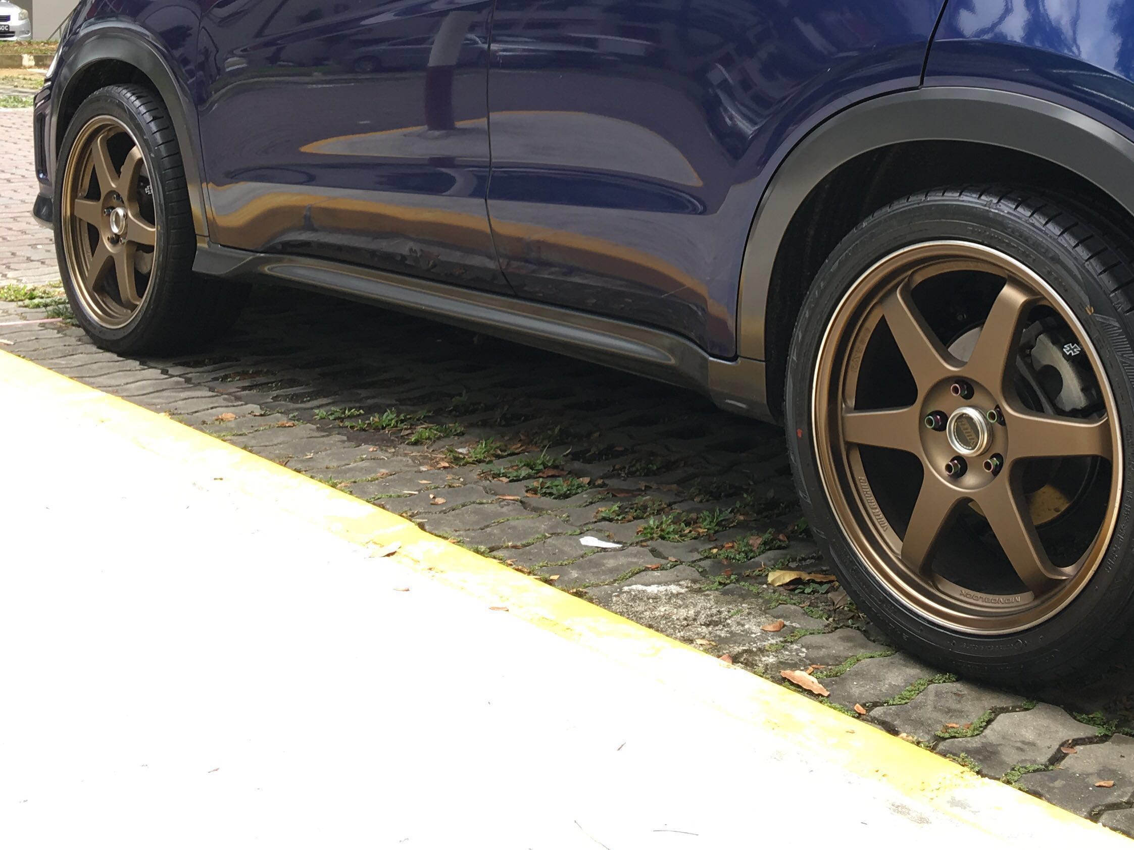 Genuine Rays Volk Racing 19x8.5 TE37 with FK453, Car Accessories on ...