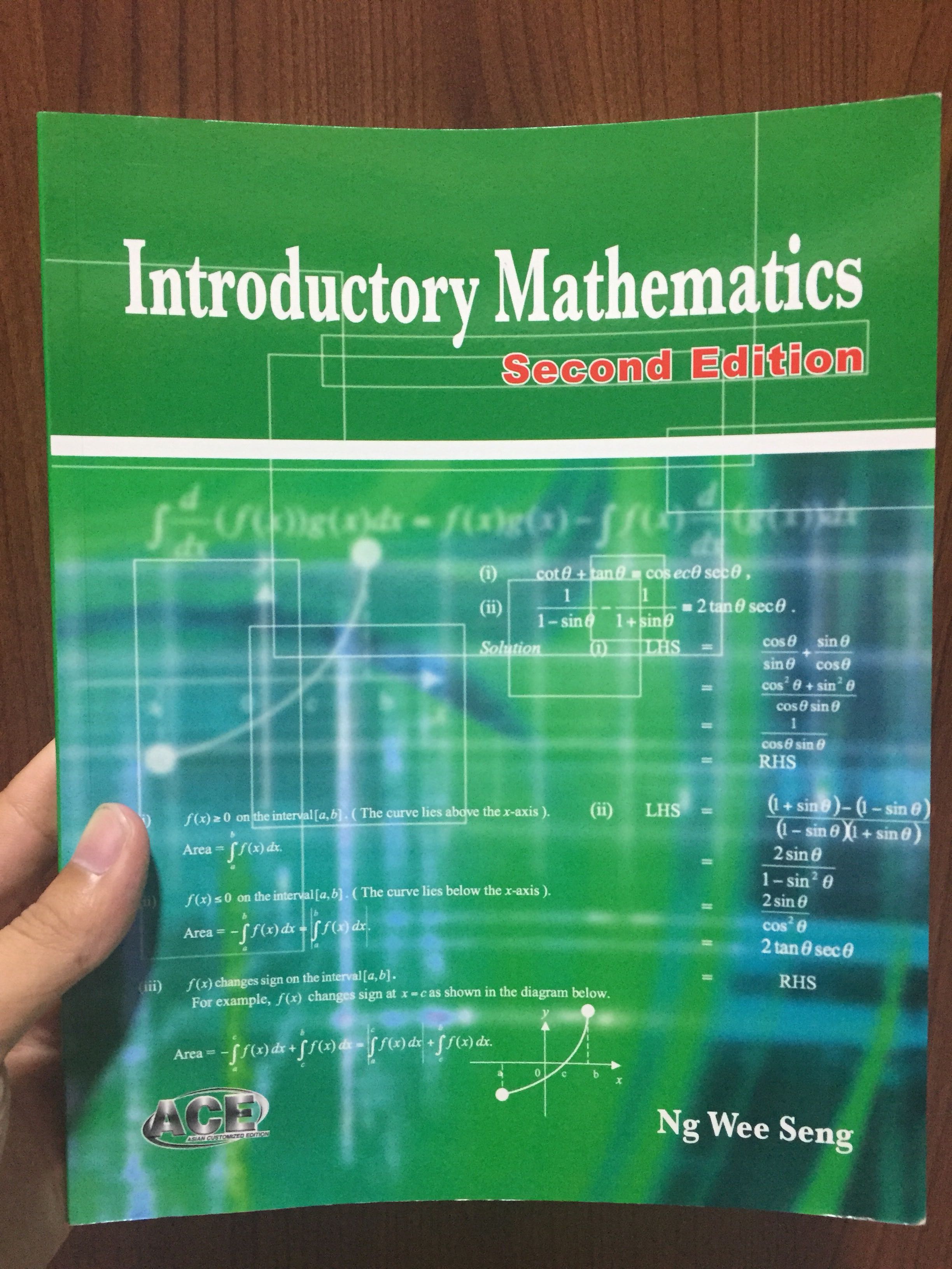 Introductory Mathematics Second Edition by Ng Wee Seng, Hobbies & Toys ...