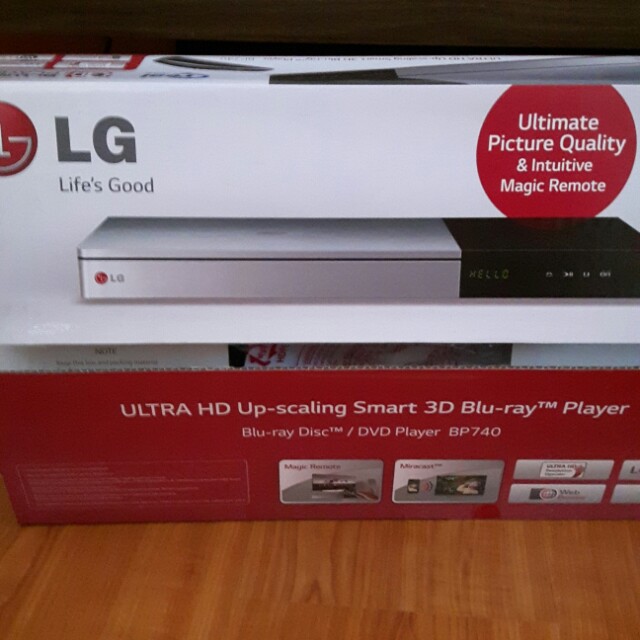 LG Blu-ray Player, TV & Home Appliances, TV & Entertainment, Entertainment Systems & Smart Home ...