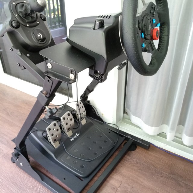 Logitech G29 + Shifter + Stand whole set, Video Gaming, Gaming ...