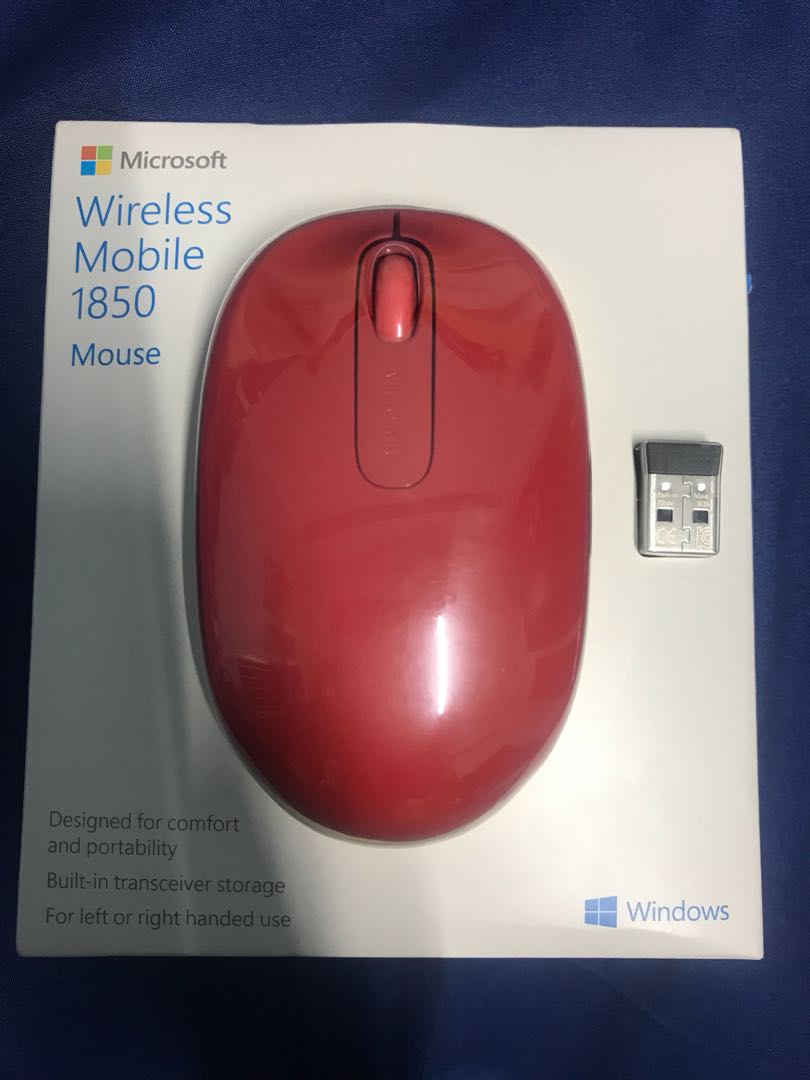 Microsoft Wireless Mobile 1850 Mouse, Computers & Tech, Parts ...