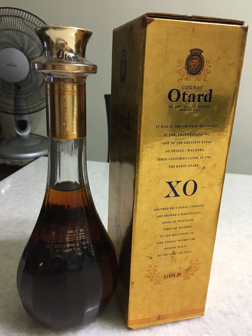 Otard Cognac XO Gold 35cl, Food & Drinks, Alcoholic Beverages on Carousell