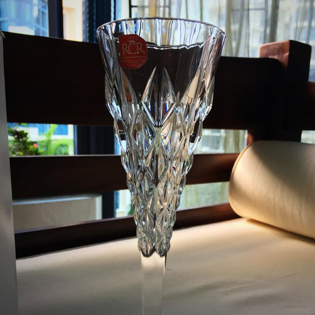 RCR Enigma Collection Champagne Glasses Flutes, TV & Home Appliances ...
