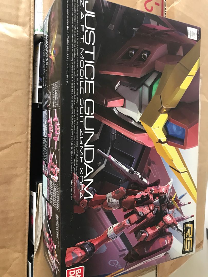 RG Justice Gundam ZGMF-X09A, Hobbies & Toys, Toys & Games on Carousell