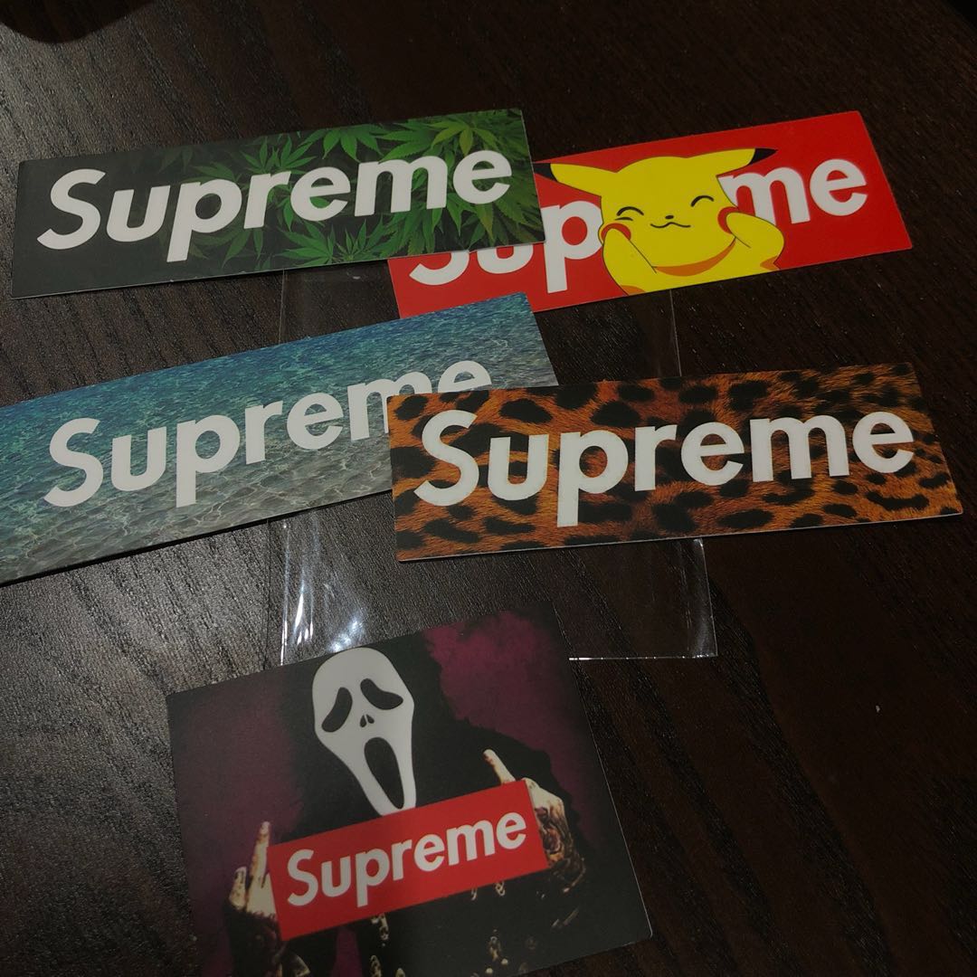 SUPREME STICKER SET, Everything Else, Others on Carousell