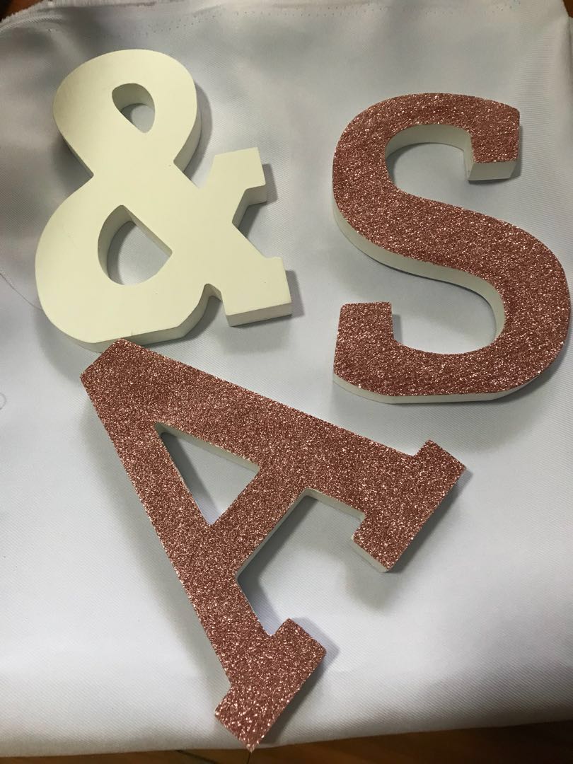 Wooden Alphabets - (letter A, &, S), Hobbies & Toys, Stationery & Craft ...