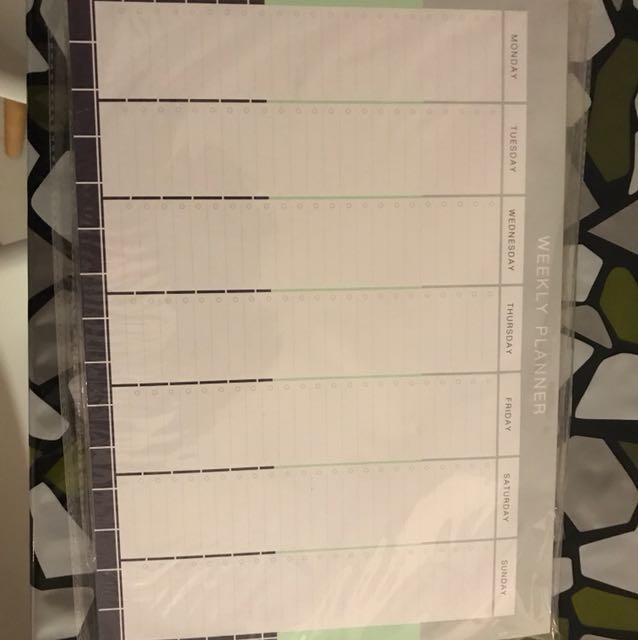 6 x Office Weekly Planner, Hobbies & Toys, Stationery & Craft ...