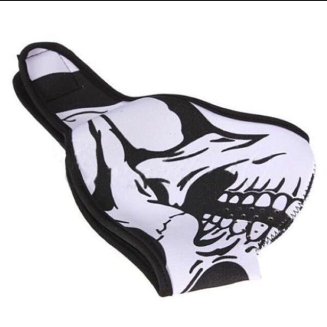 Half Face Neoprene Skull Mask, Sports Equipment, Sports & Games, Water ...