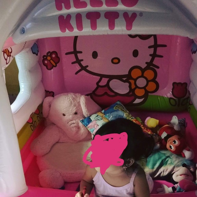 INTEX Inflatable Hello Kitty House, Babies & Kids, Infant Playtime on ...