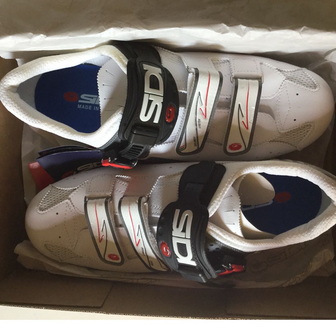 SIDI genius 5 fit carbon mega white euro size 45, Sports Equipment ...