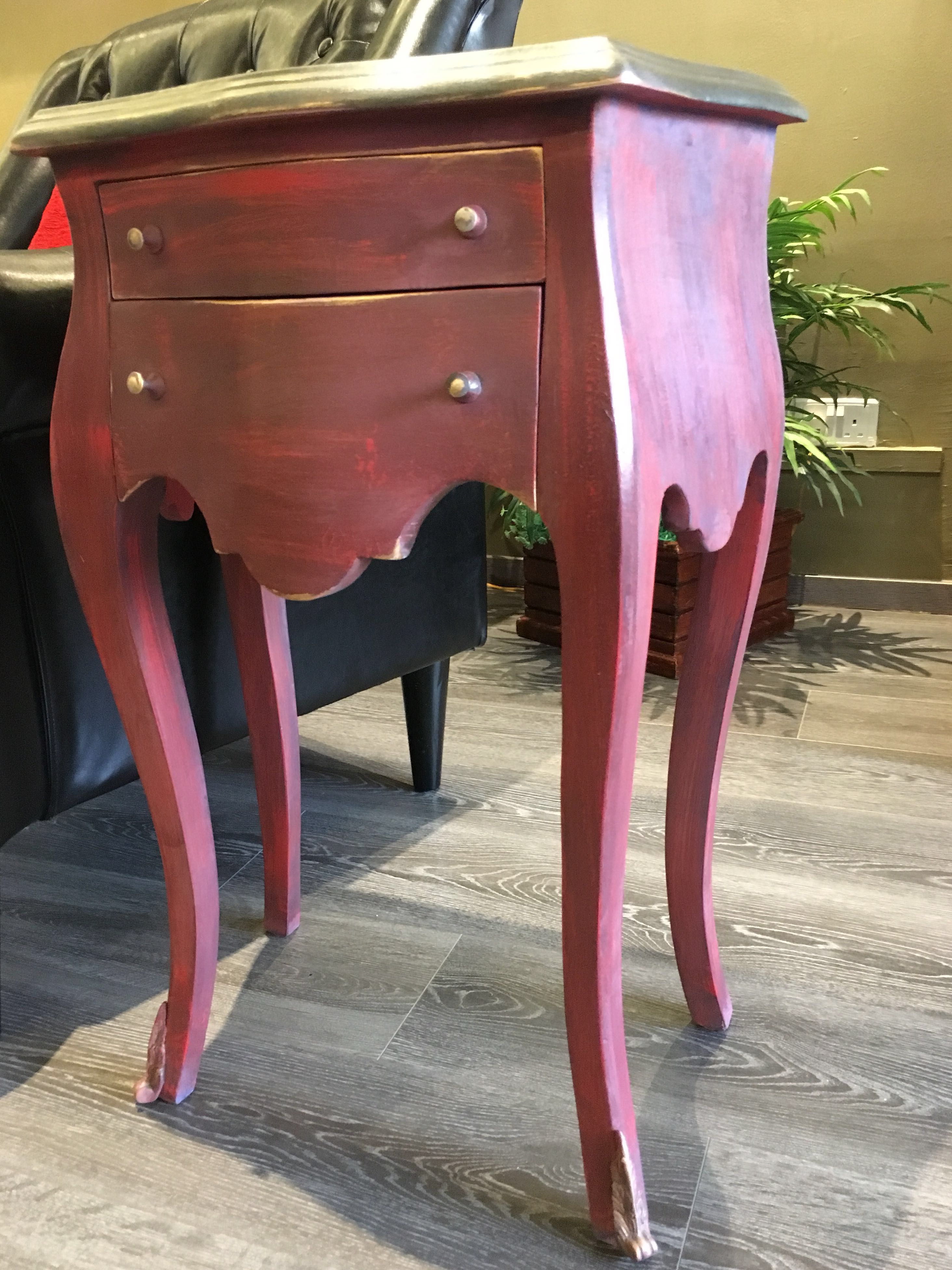 Beautifully distressed side table, Furniture & Home Living, Furniture ...