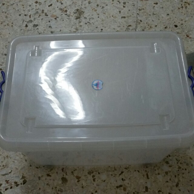 Big Plastic Box, Furniture & Home Living, Home Improvement ...