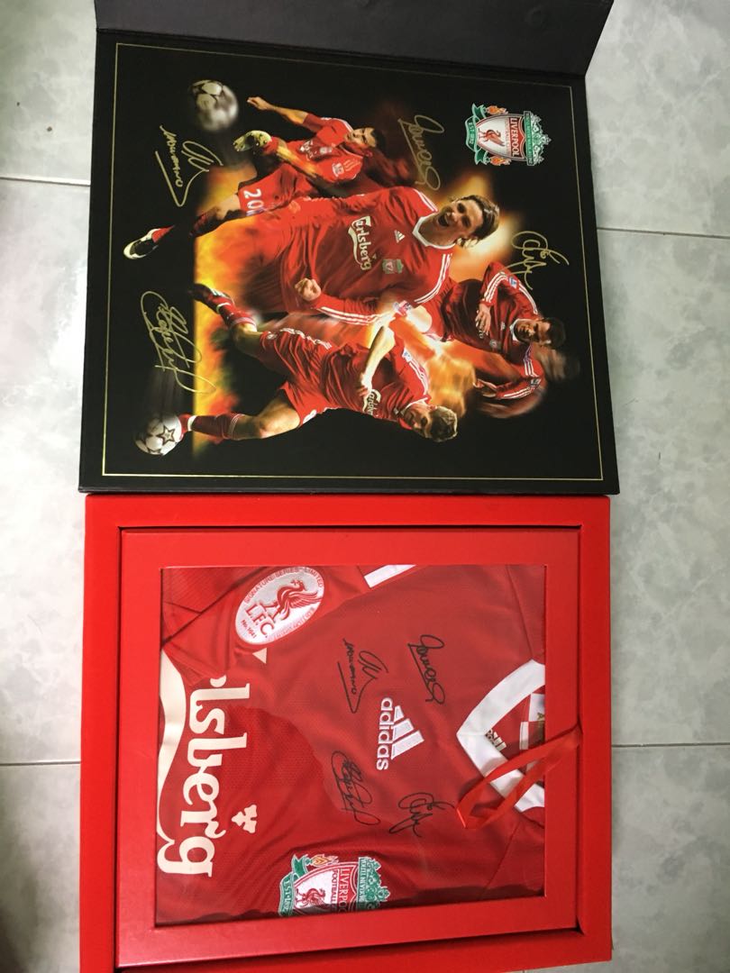 Limited Edition Signature Series Liverpool FC Home Shirt 08/09, Sports ...