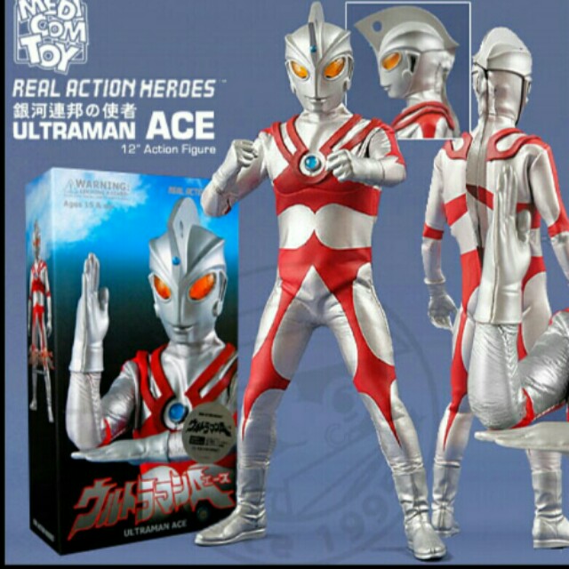 Medicom RAH Ultraman Ace Figure, Hobbies & Toys, Toys & Games on Carousell