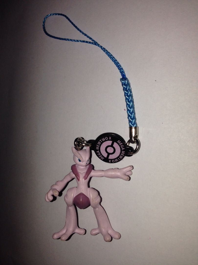 Pokemon Mega Mewtwo Keychain, Hobbies & Toys, Toys & Games on Carousell