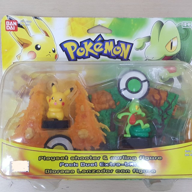 Pokemon Playset Shooter & Curling Figure Pack Duel Extra-bille, 興趣及遊戲 ...