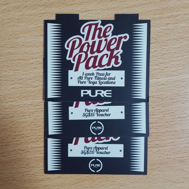 Pure Fitness Gym Pass & Apparel Voucher, Sports Equipment, Exercise ...