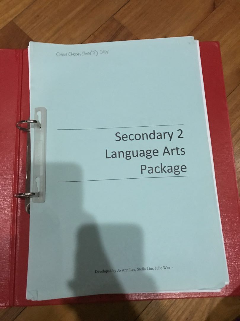 Sec 2 Language Arts Package (English and Lit Notes from SCGS), Hobbies ...