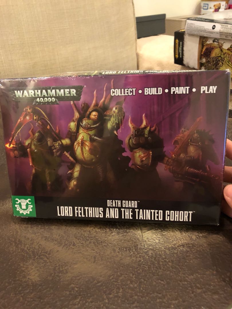 Warhammer 40K death guard lord felthius and the tainted cohort, Hobbies ...