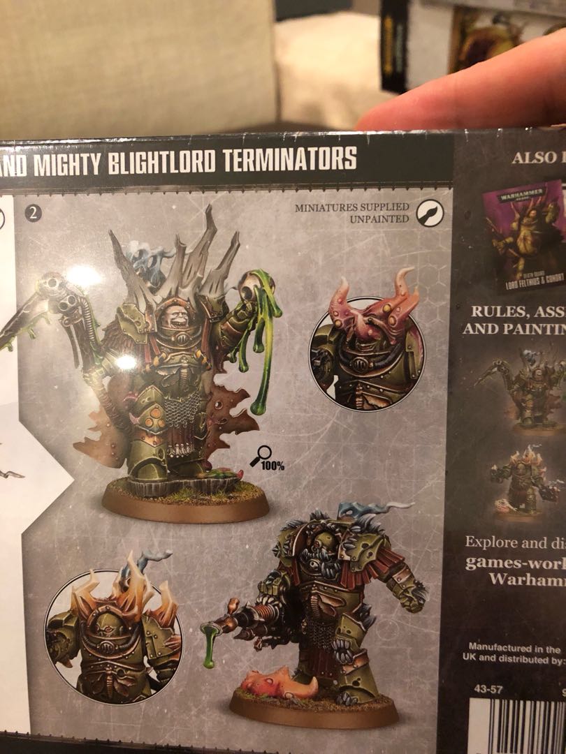 Warhammer 40K death guard lord felthius and the tainted cohort, Hobbies ...
