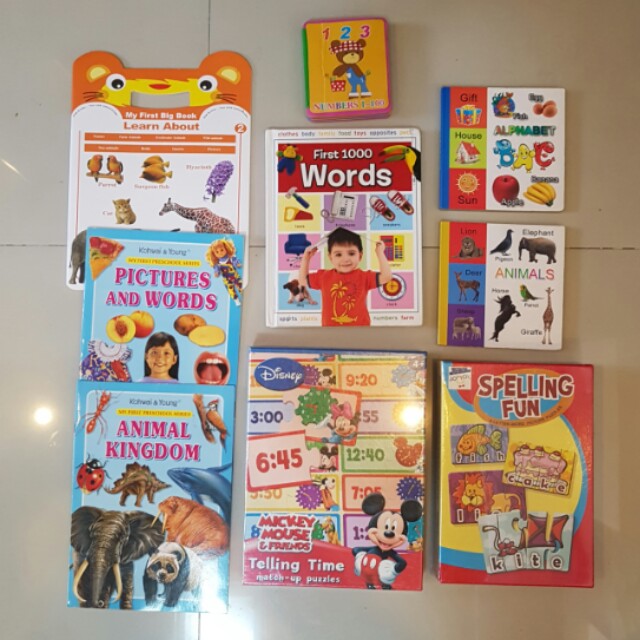 9 assorted educational books for kid, Hobbies & Toys, Books & Magazines ...