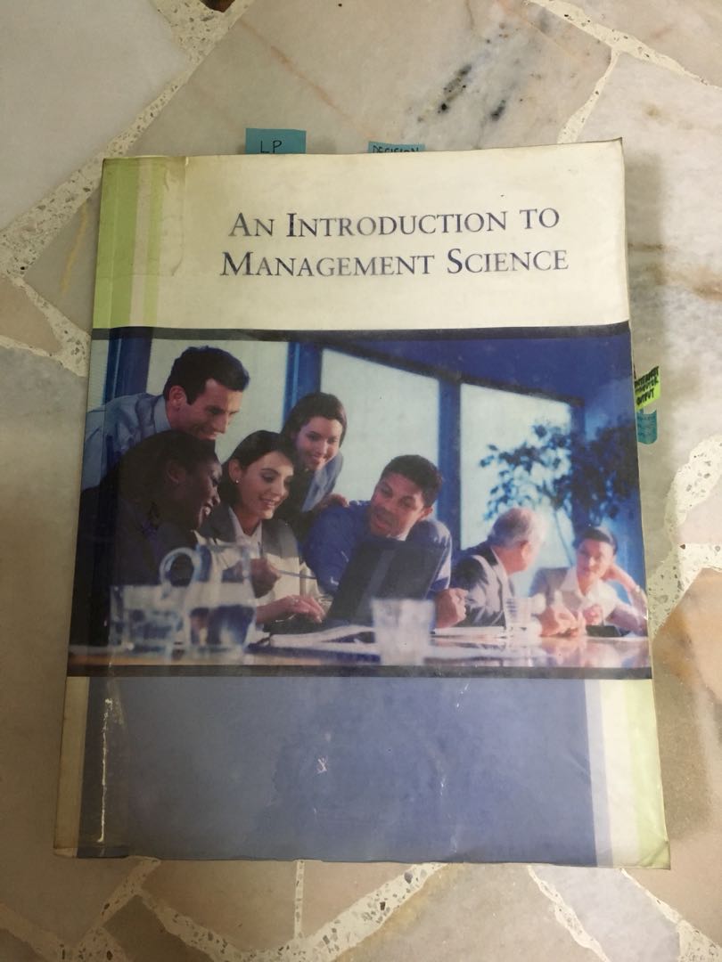 An Introduction to Management Science, Hobbies & Toys, Books ...