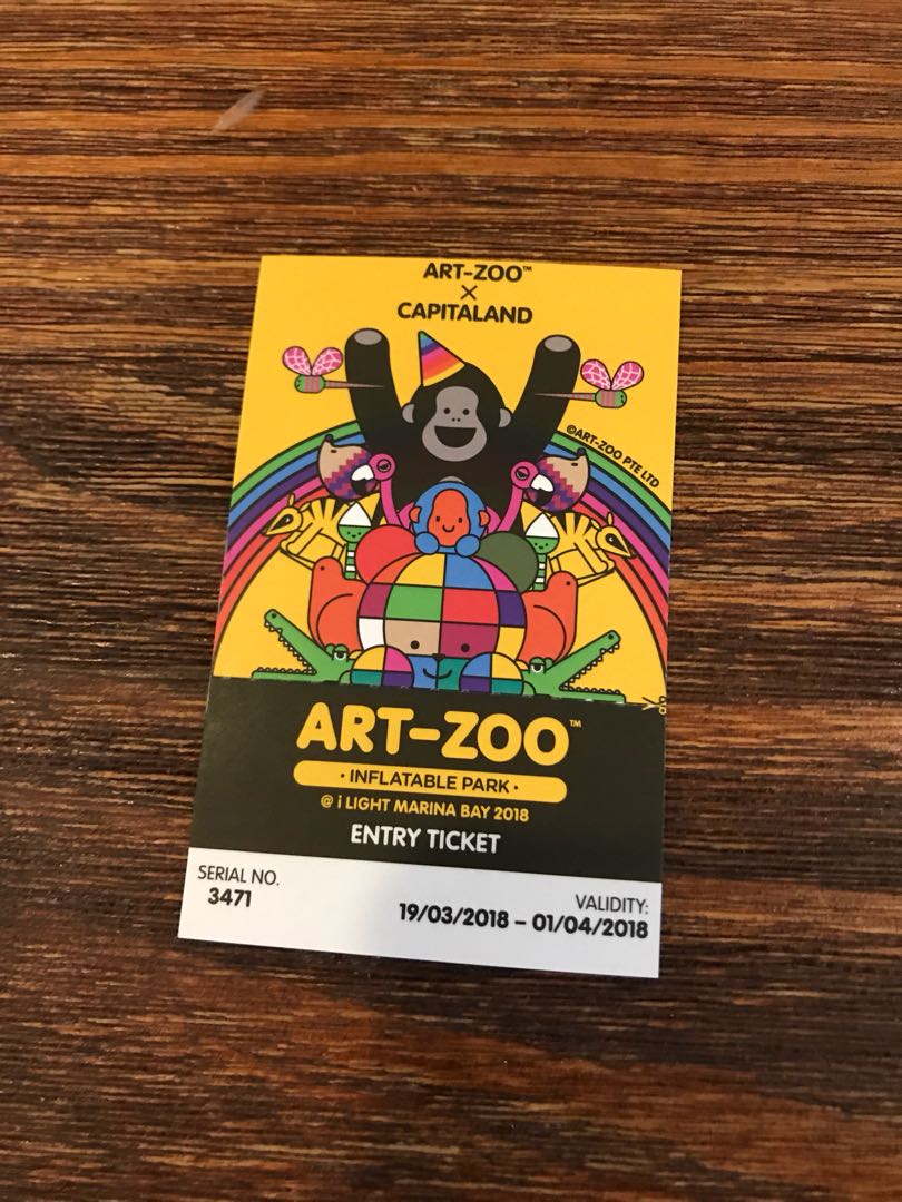 Art Zoo Ticket Tickets Vouchers Event Tickets On Carousell art-zoo-ticket-tickets-vouchers-event-tickets-on-carousell