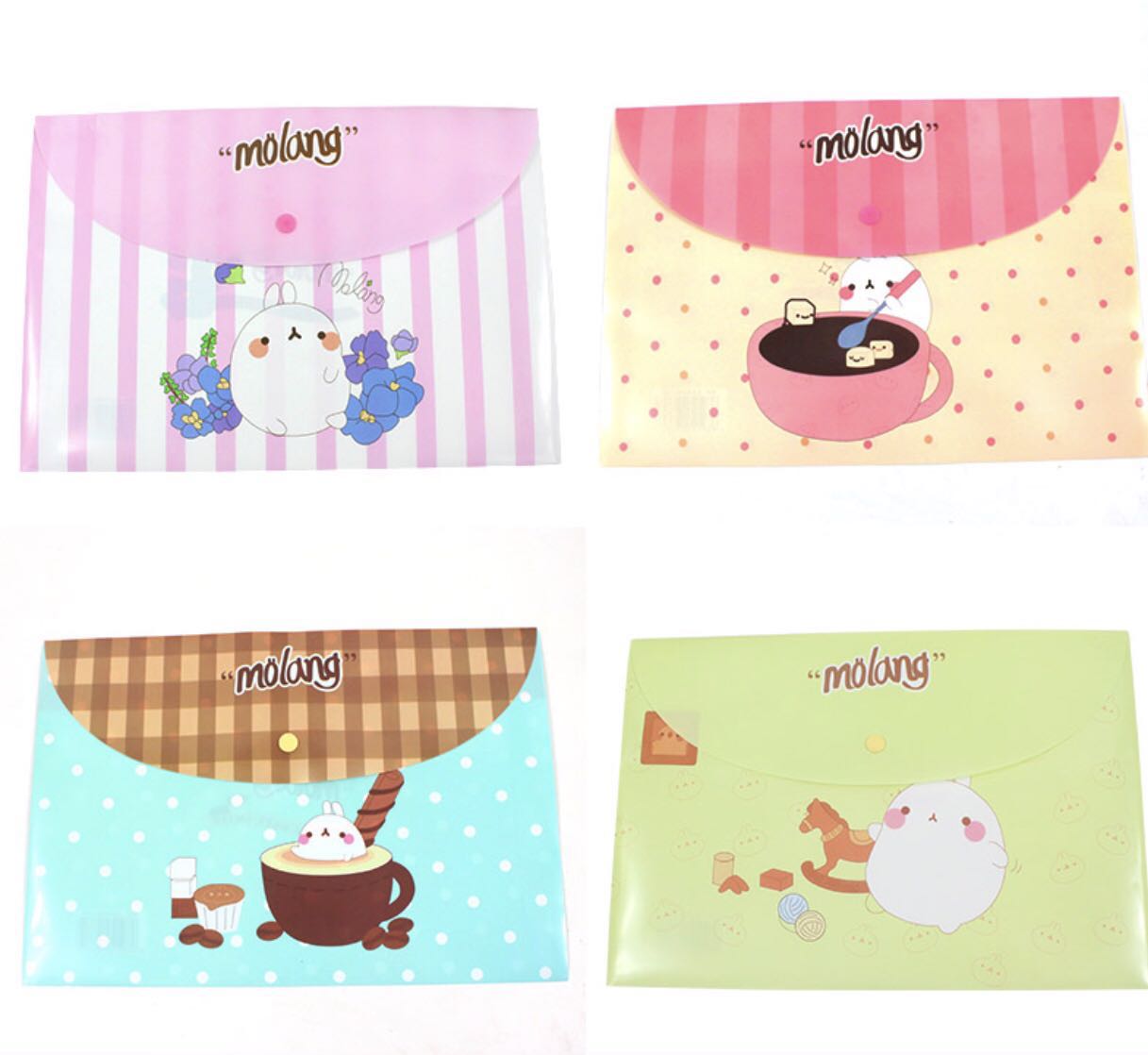 Cute Cartoon PVC Files, Hobbies & Toys, Stationery & Craft, Stationery ...