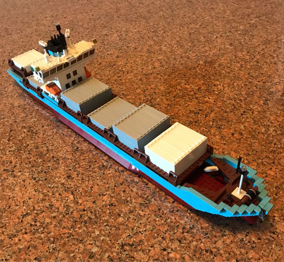 LEGO Maersk 10155 Container Ship, Hobbies & Toys, Toys & Games on Carousell