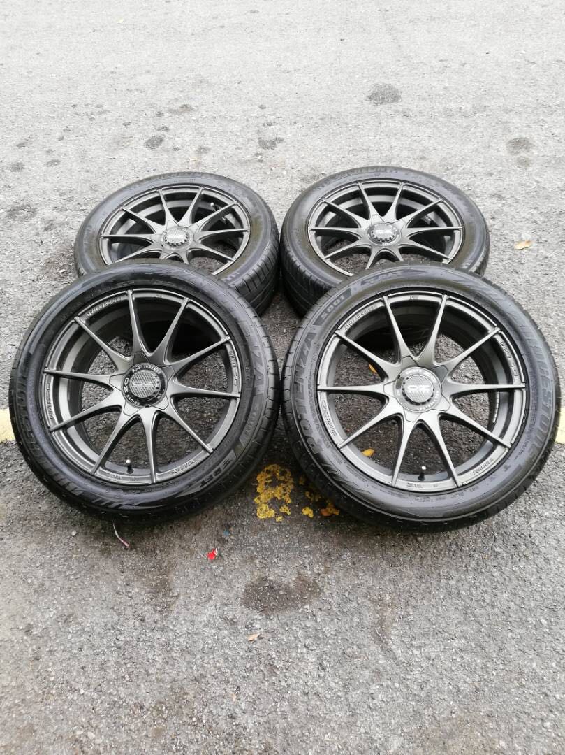 Oz racing hlt 17 inch sports rim lancer gt tyre 70%. Mandi sungai kena ...