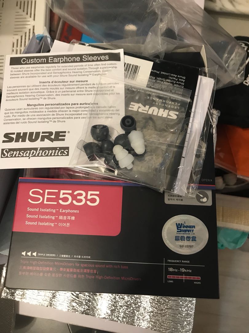 Shure SE 535, 錄音器材, 耳筒 - Carousell