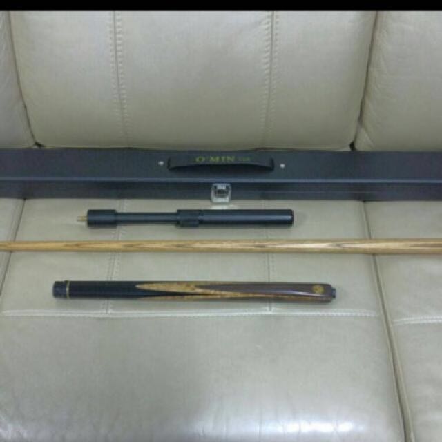 Snooker - O'min 3/4 Cue, Sports Equipment, Sports & Games, Billiards ...