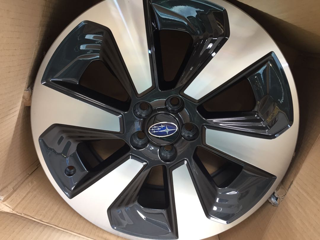 17” subaru rims, Car Accessories on Carousell