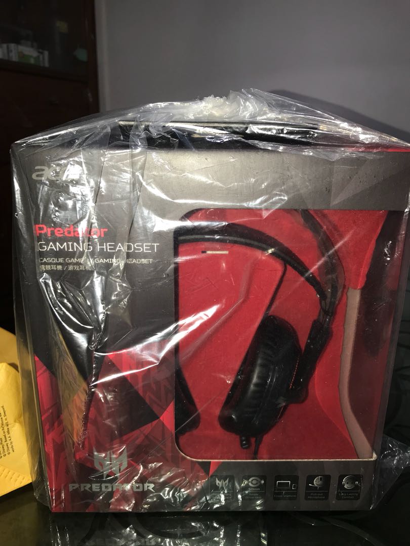 Acer predator gaming headset, Computers & Tech, Parts & Accessories ...