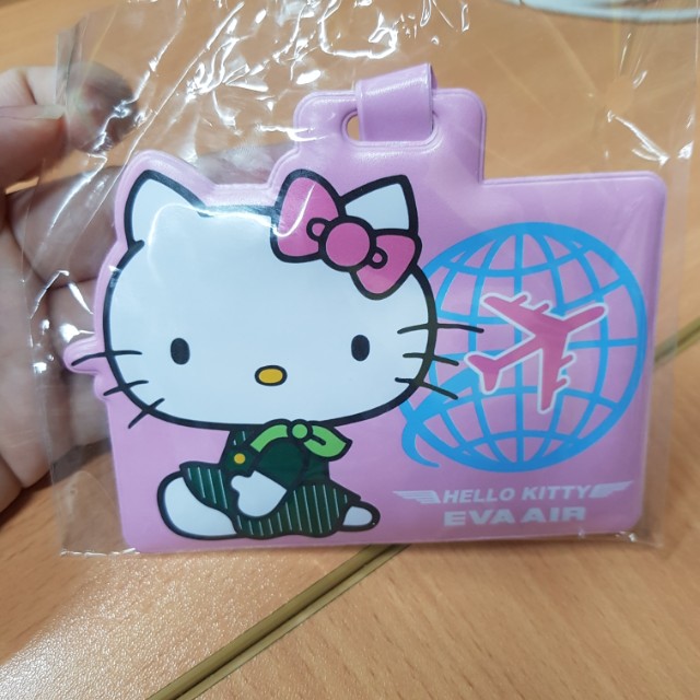 Hello Kitty Eva Air Luggage Tag, Everything Else on Carousell