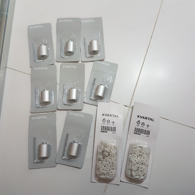 Ikea Kvartal curtain track with gliders n hook, Furniture & Home Living ...