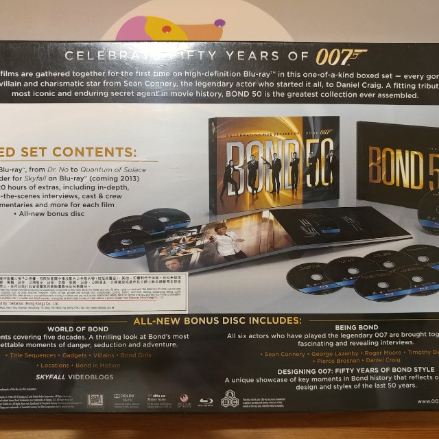 鐵金剛James Bond 007 Movies Ultimate Collectors Edition Box Set 23 DVDs Collection, 興趣及遊戲, 收藏品及紀念品 ...