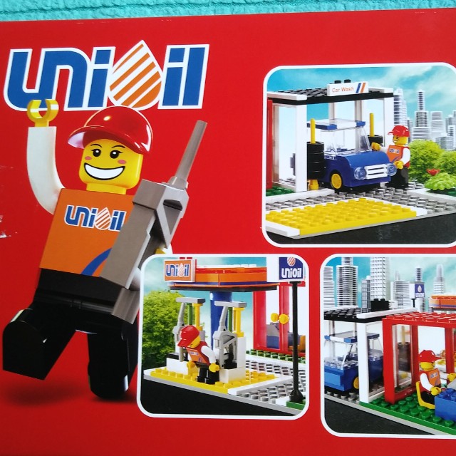 Oxford (LEGO Type) Unioil Gas Station Set Blocks Bricks, Hobbies & Toys ...