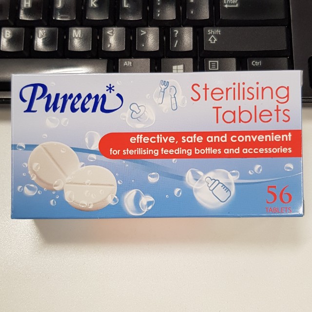 Pureen Sterilizing Tablets, 54 tablets, Babies & Kids, Nursing ...