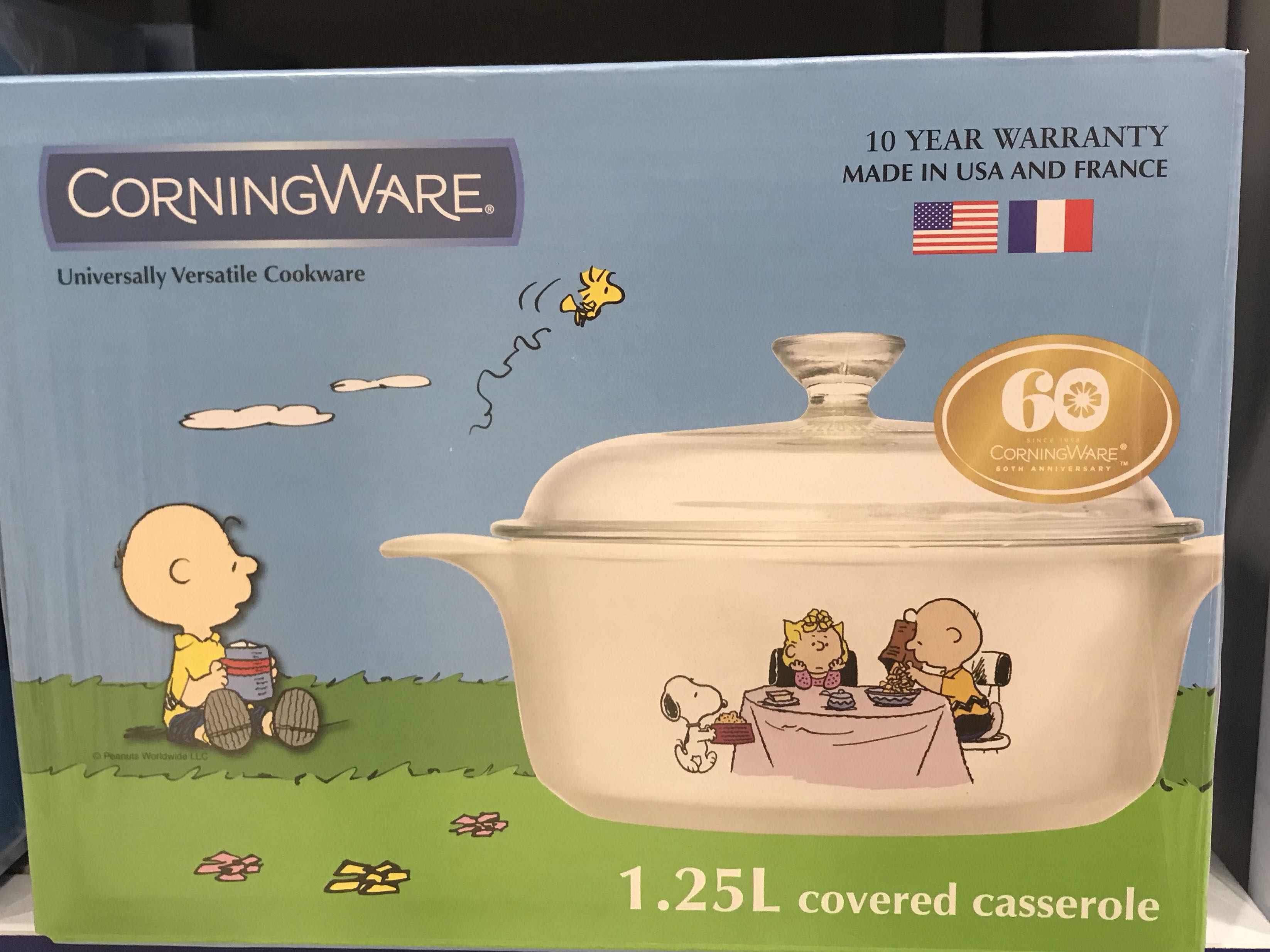 Snoopy Corningware cookware casserole pot, TV & Home Appliances ...