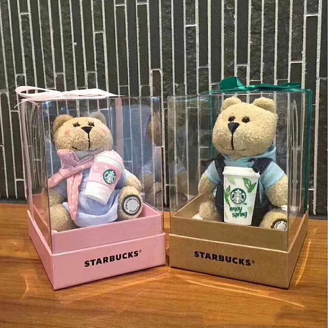 Starbucks Sakura Couple Bearista Bear Plush, Hobbies & Toys, Collectibles & Memorabilia, Vintage ...