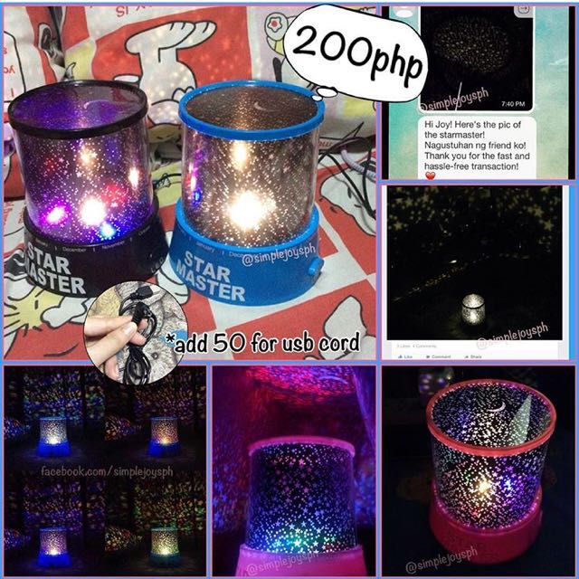 StarMaster Color Changing Lamp, Furniture & Home Living, Lighting ...