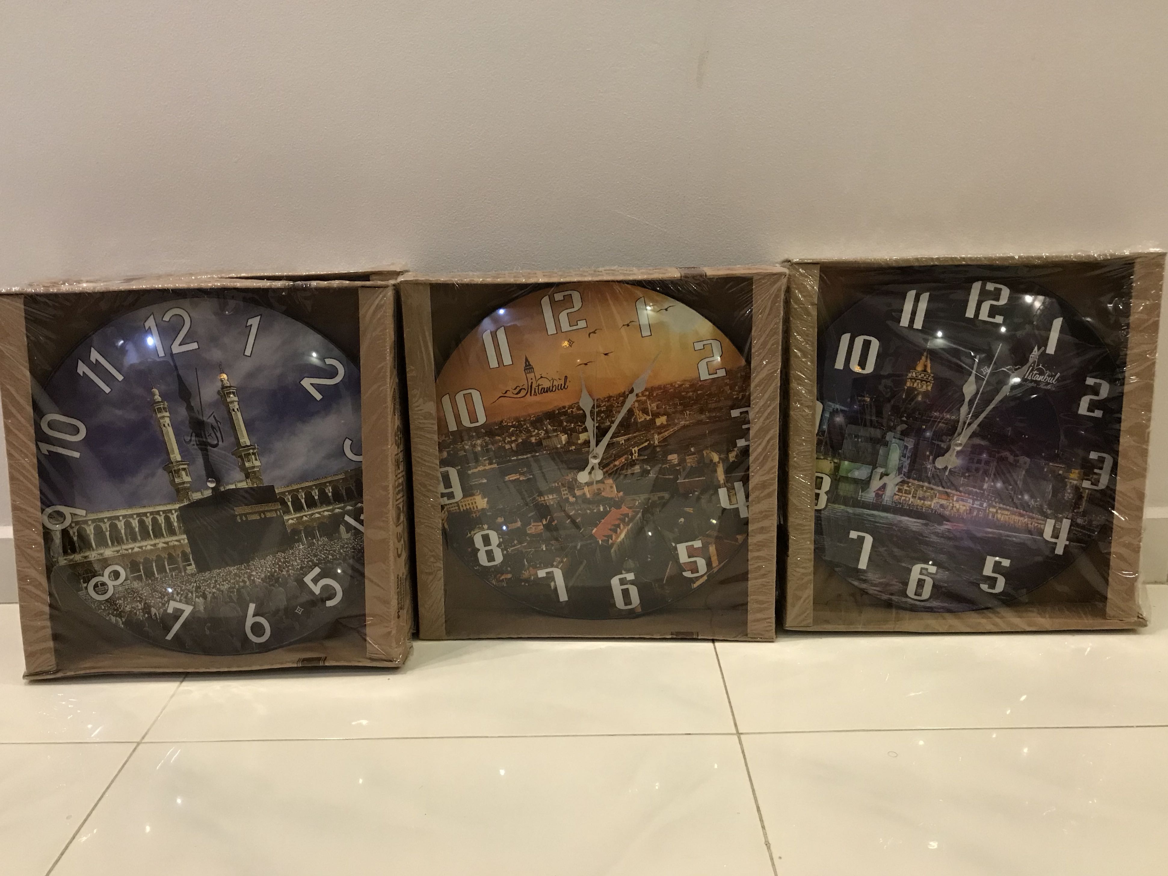 Turkish Clock, Furniture & Home Living, Home Decor, Wall Decor on Carousell