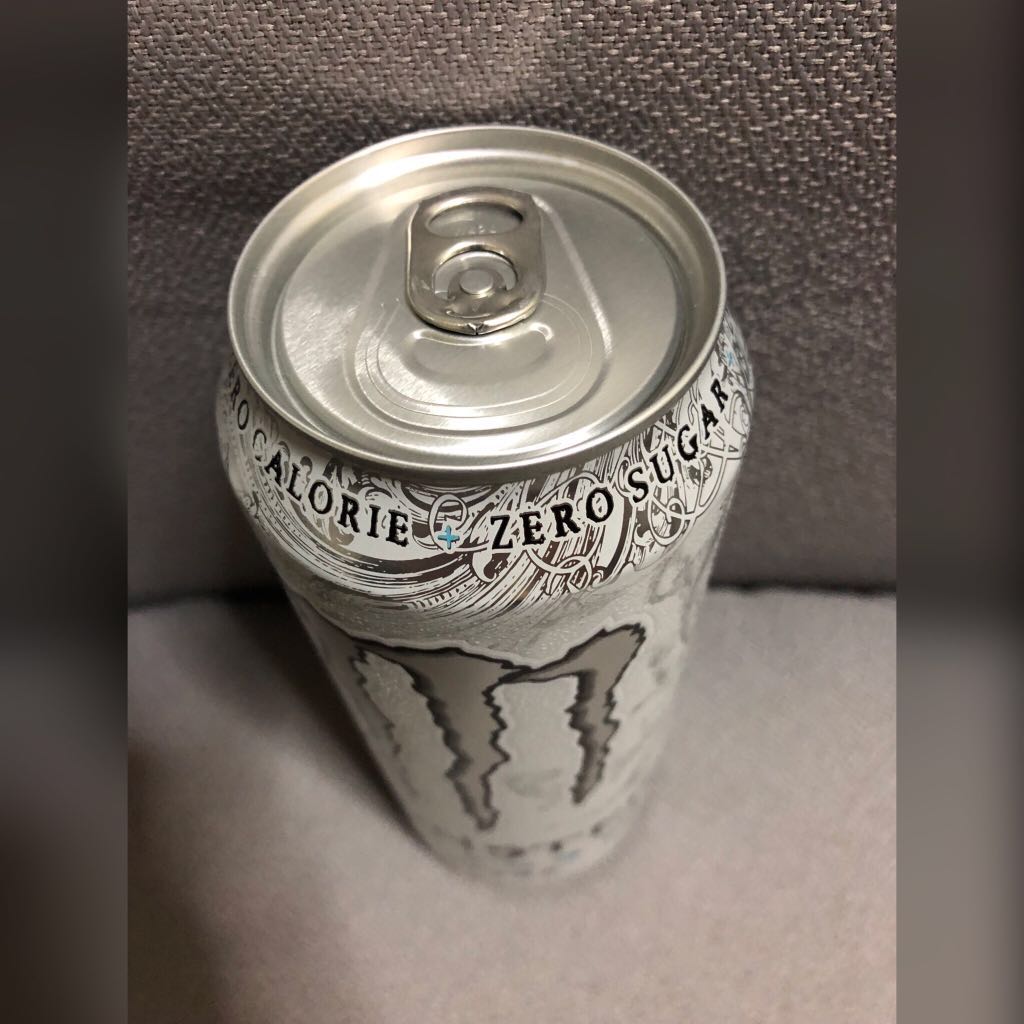 WHITE Monster Ultra Zero Energy Drink Christian Guzman Alphalete ...