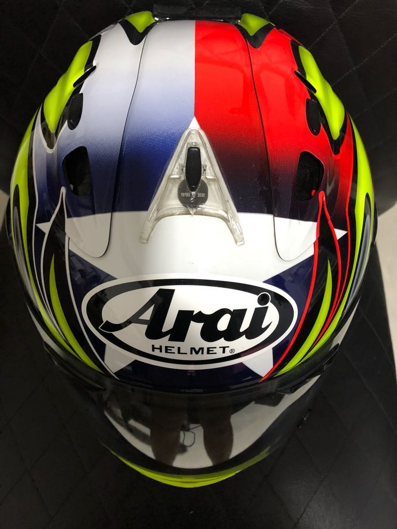 Arai Helmet Colin Edwards Tribute Full Face, Motorcycles, Motorcycle ...