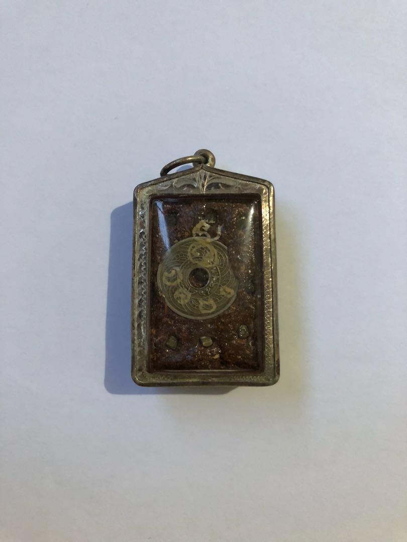 Archan meng amulet wrap silver, Hobbies & Toys, Memorabilia ...