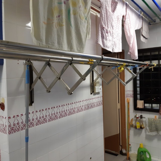 Flexible clothes rack, Furniture & Home Living, Furniture, Shelves ...