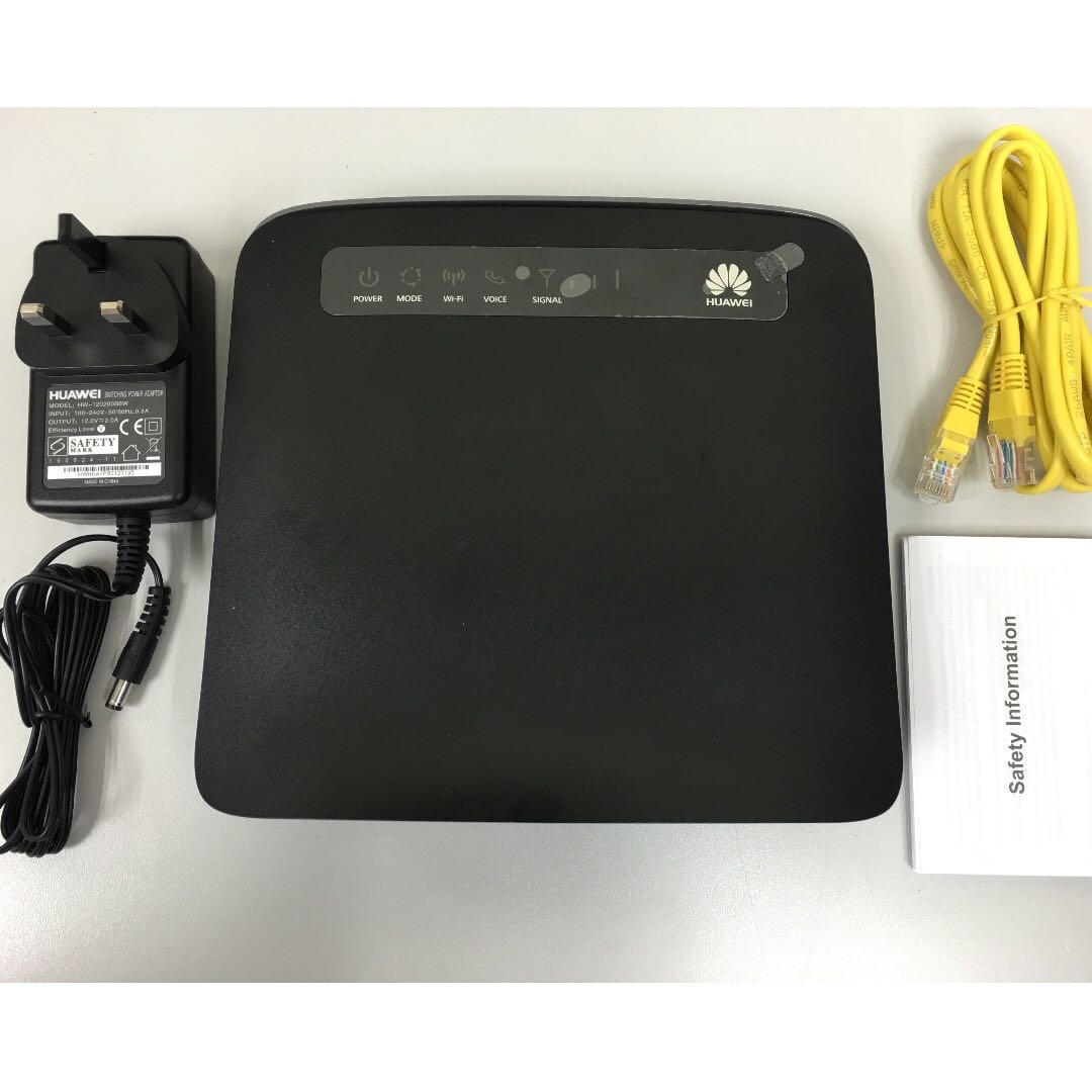 Huawei E5186 4G LTE Router, Dual Band Antenna Wireless Router (Black ...