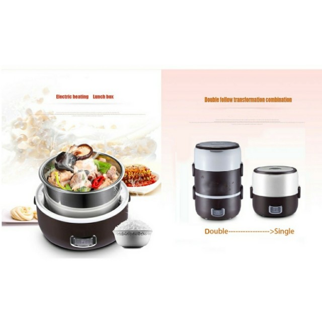 Lifepro ELB - 2018 2L Electrical Lunch Box / Rice Cooker/ Stainless ...